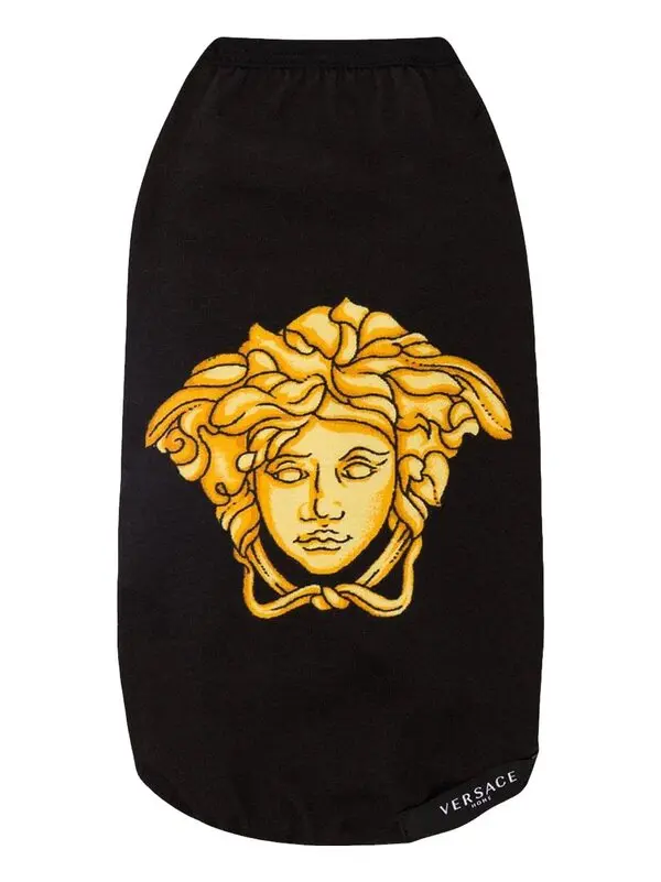 Versace Medusa Print T-shirt - Black