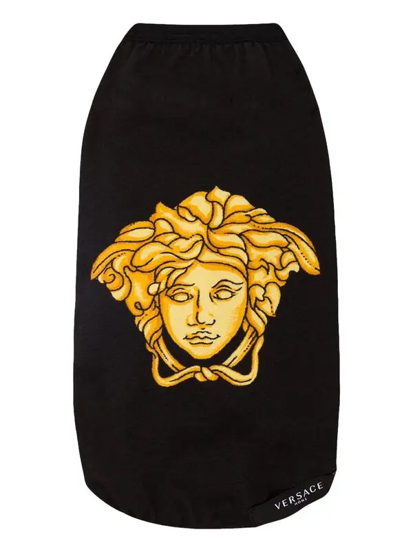 Versace Medusa Print T-shirt - Black