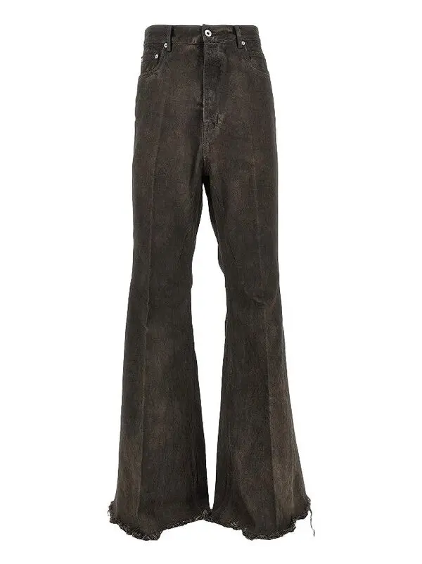 Rick Owens Bolan Bootcut' Denim Jeans - Brown