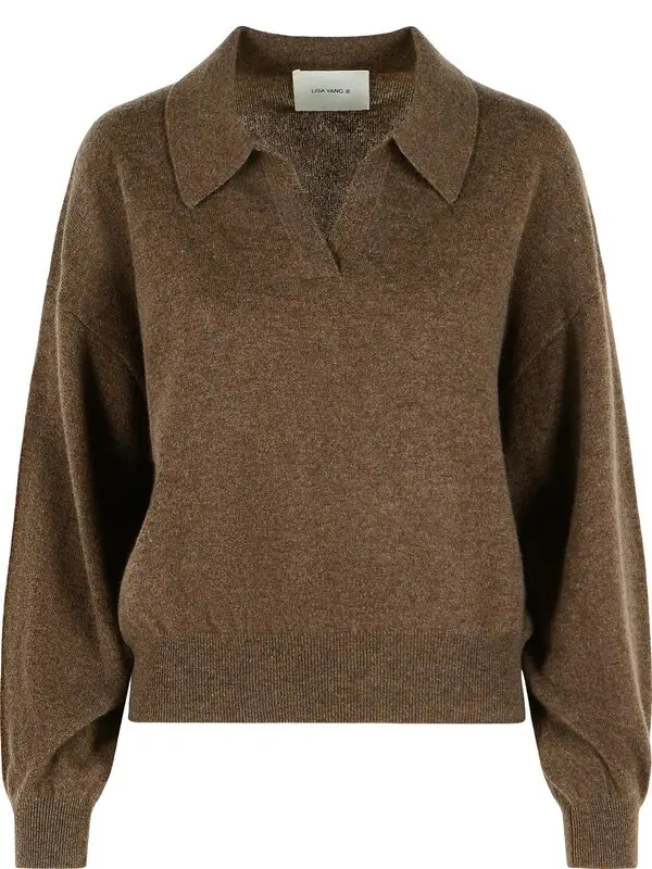 LISA YANG Katriel Cashmere Sweater - Brown