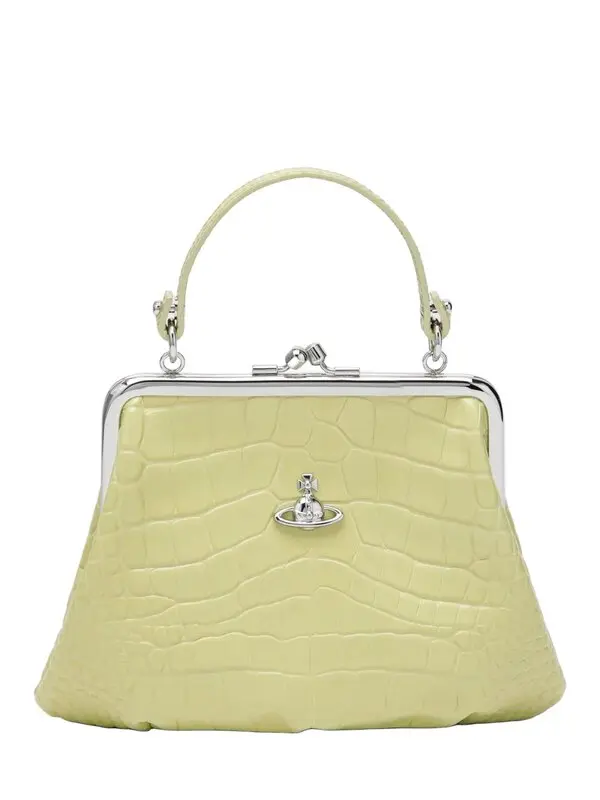 VIVIENNE WESTWOOD Crocodile-embossed Leather Purse - Green
