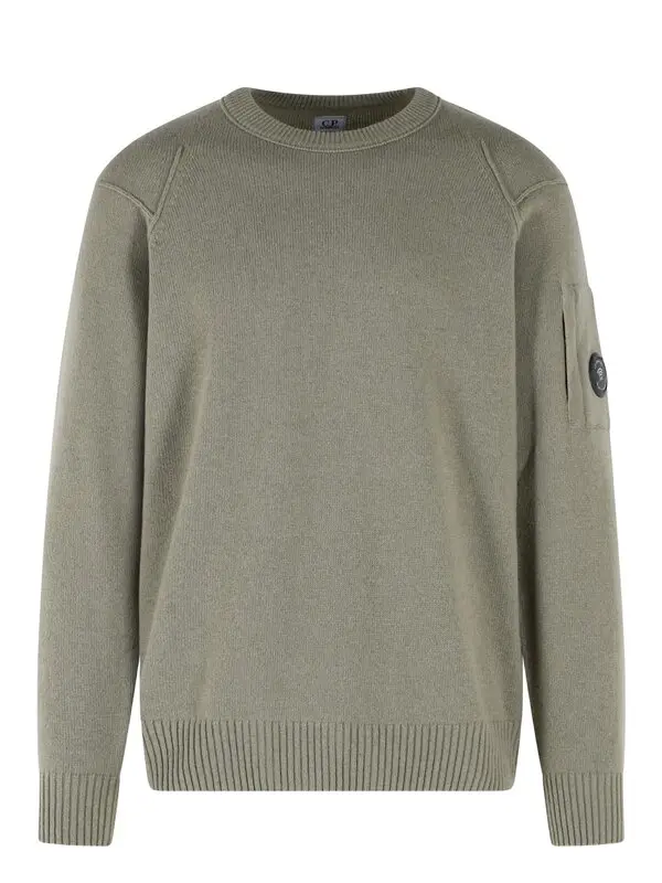 C.P. COMPANY Wool Blend Sweater - Cream