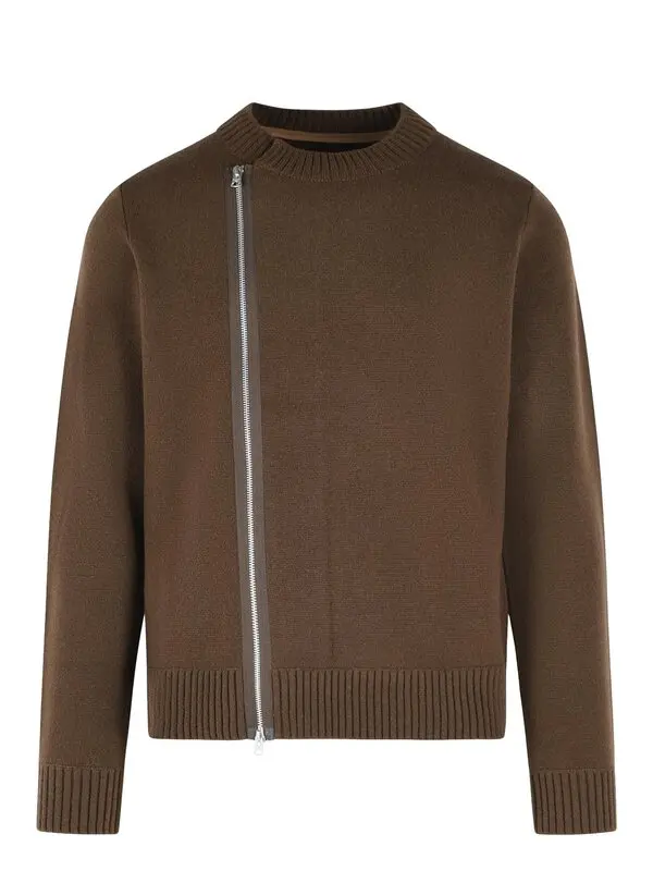 Sacai Wool Sweater - Brown