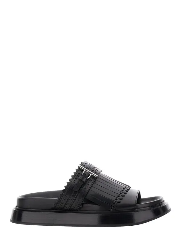 Alexander McQueen Leather Sandals - Multicolor