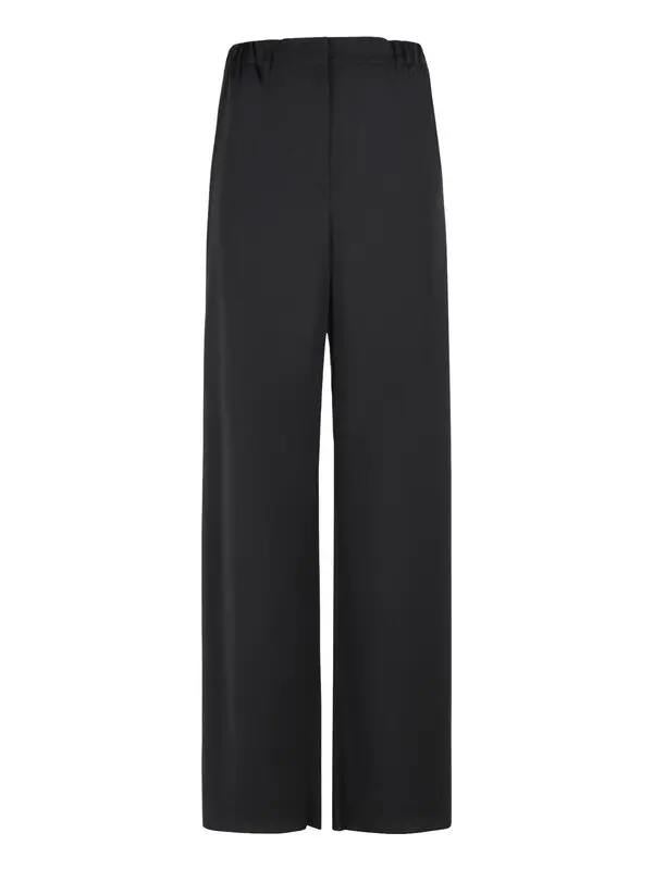 Max Mara Editto' Virgin Wool Pants - Black