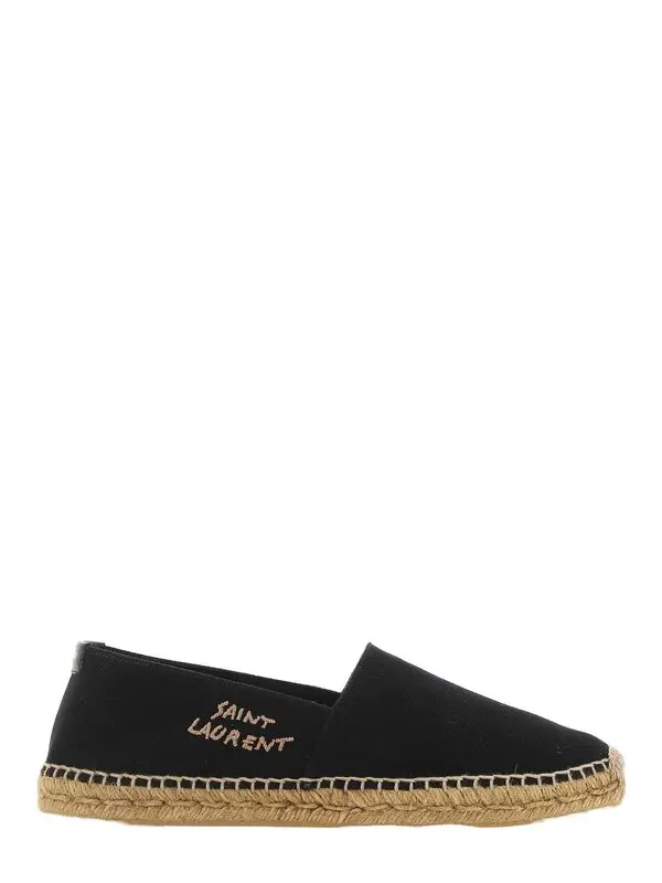 Saint Laurent Canvas Espadrilles - Black