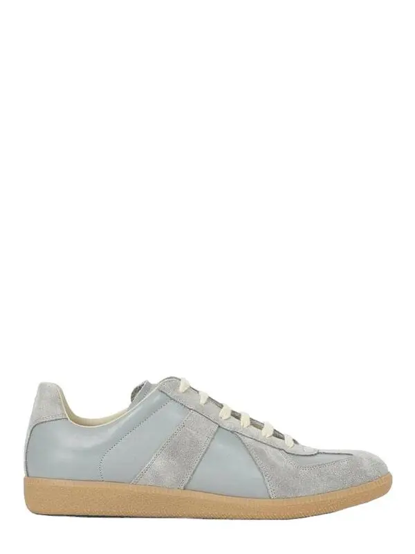 MAISON MARGIELA Leather Low-top Sneakers - Blue