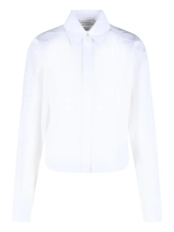 Sportmax Virgola Cotton Shirt - White