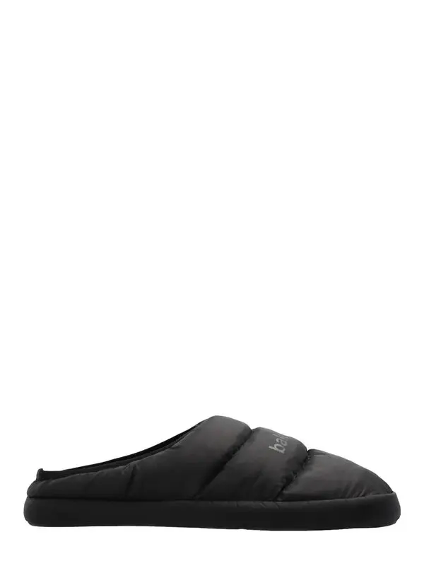Balenciaga Polyamide And Fleece Alaska Slipper - Black