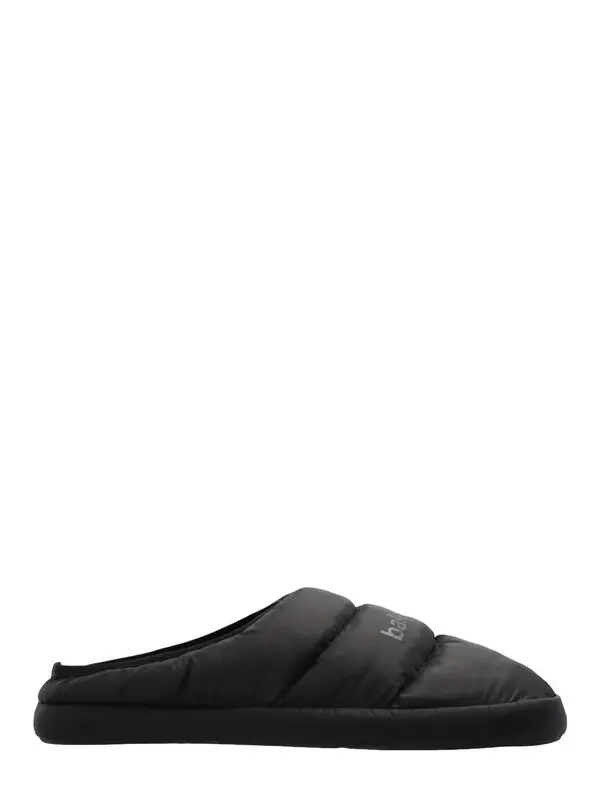 Balenciaga Polyamide And Fleece Alaska Slipper - Black