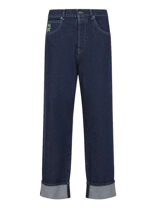 Marni Embroidered Jeans - Blue