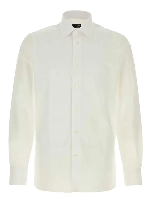 Zegna Poplin Shirt - White