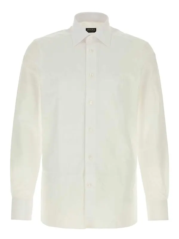 Zegna Poplin Shirt - White