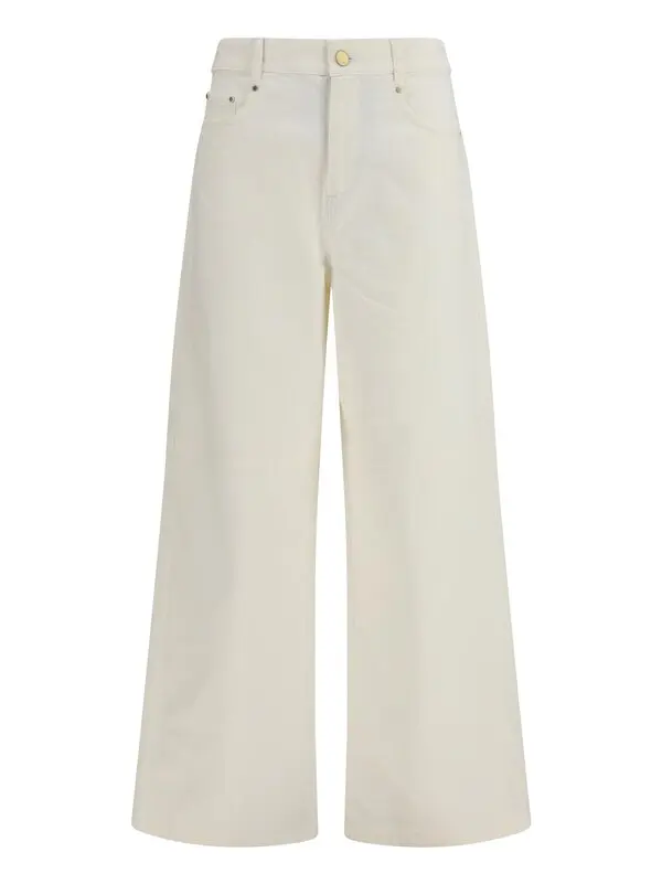 Max Mara Ellisse Wide-leg Trousers - White