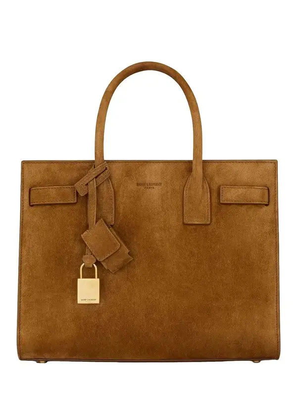 Saint Laurent Sac De Jour Baby Suede Handbag - Multicolor