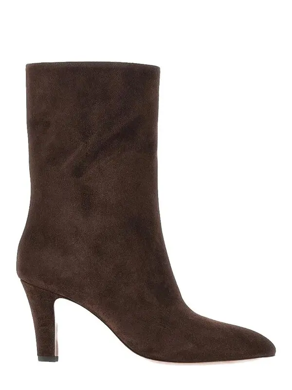 Paris Texas Elsa Suede Leather Boots - Brown