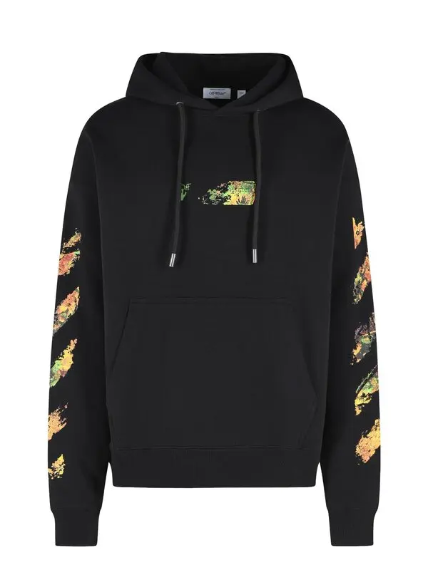 Off-White Spices Arrow' Cotton Sweatshirt - Black