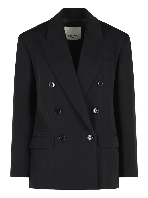 Isabel Marant Étoile Khera Wool Blazer - Black