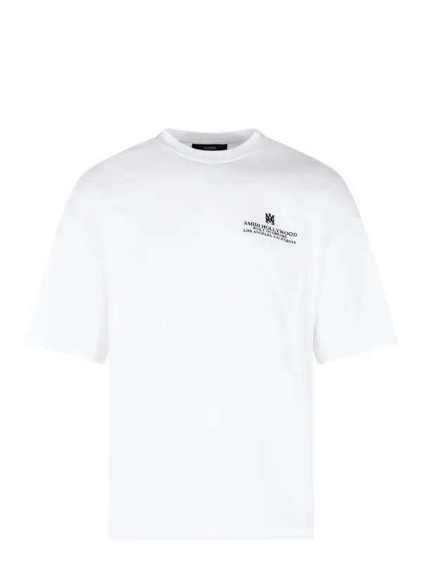 Amiri Built On Dreams' Cotton T-shirt - White