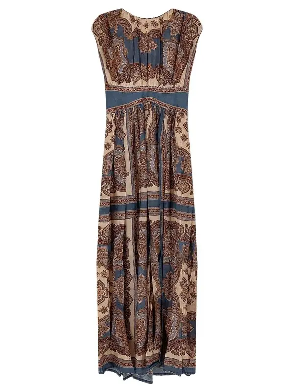Zimmermann Mahon Silk Long Dress - Multicolor