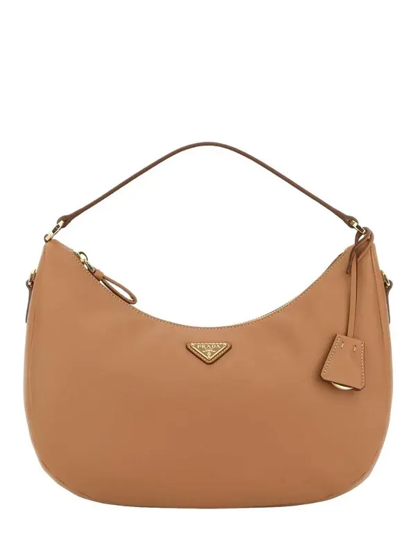 Prada Camel Leather Handbag - Brown
