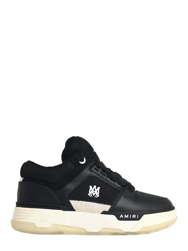 Amiri Ma-1' Leather Blend Sneakers - Black