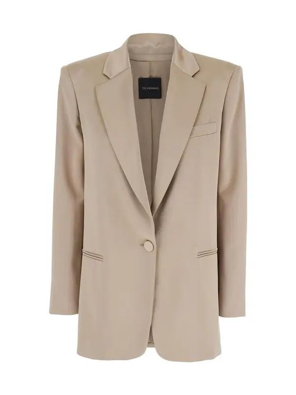 Andamane Guia Single-breasted Wool Blend Stretch Jacket - Multicolor