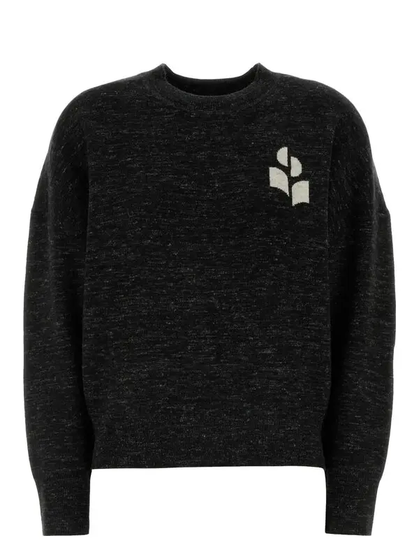 Isabel Marant Étoile Melange Viscose Blend Atlee Sweater - Black