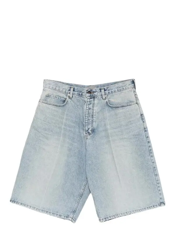 Balenciaga Shorts Denim Shorts - Blue