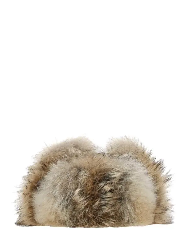 Prada Nylon And Fur Hat - Multicolor
