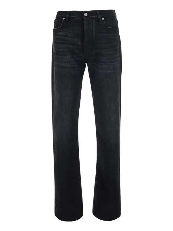Fendi Denim Slim Jeans With Logo Patch - Multicolor