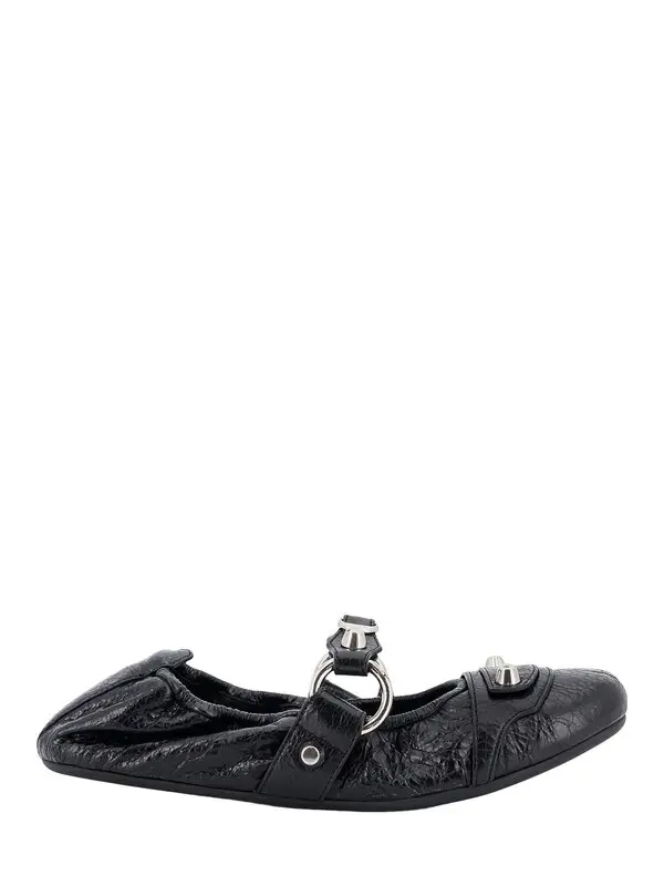 Balenciaga City Flat L005 Leather Ballerinas - Multicolor