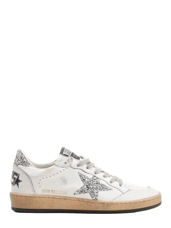 GOLDEN GOOSE Ball Star Sneakers - Silver