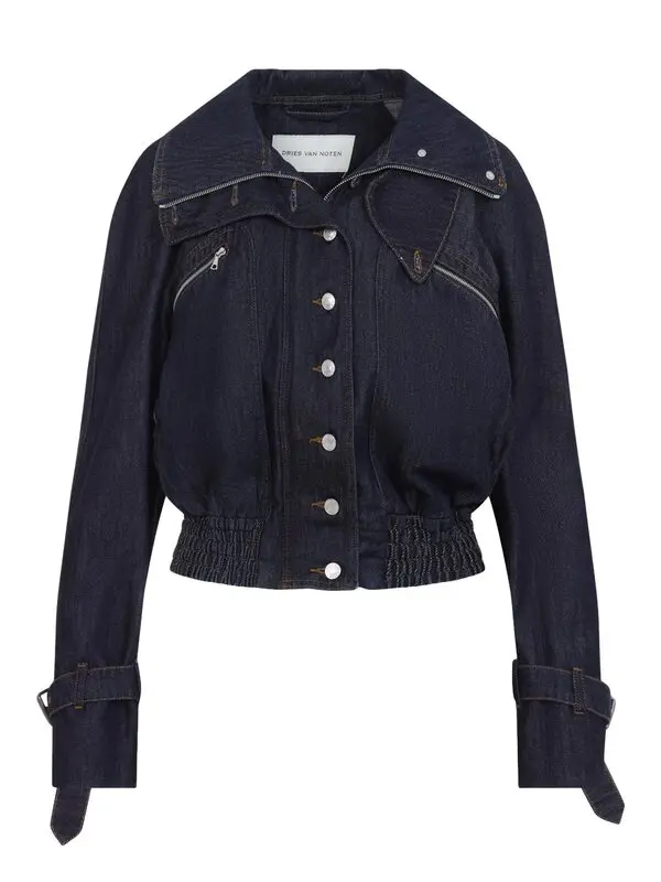 Dries Van Noten Vida Denim Jacket - Blue