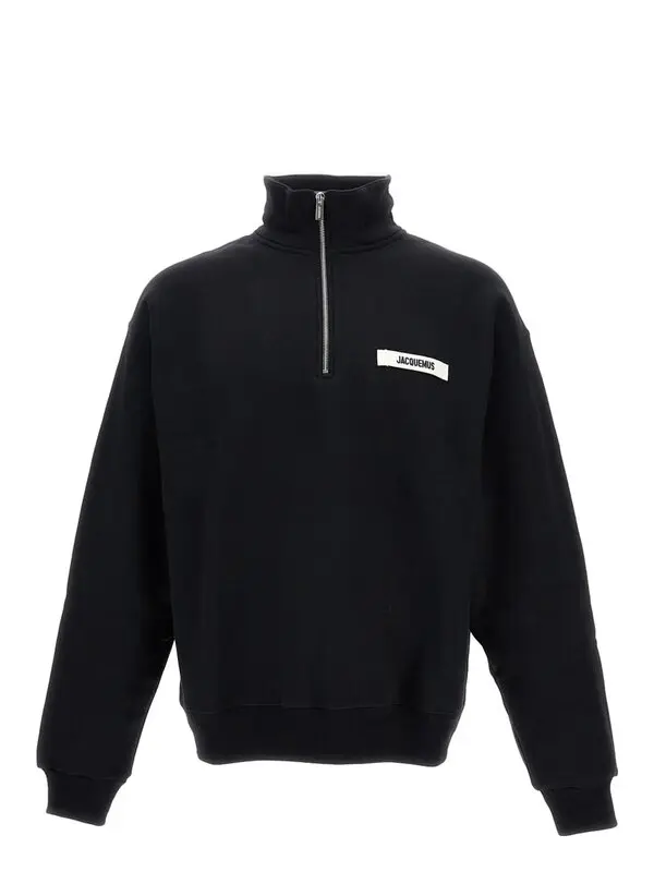 Jacquemus Zip Sweatshirt 'le Camionneur Gros Grain - Multicolor