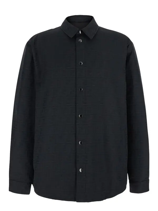 Fendi Tone On Tone Ff Motif Tech Fabric Jacket - Multicolor