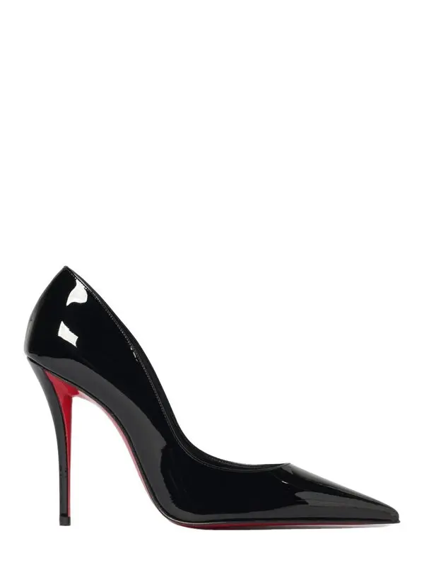 CHRISTIAN LOUBOUTIN Miss Z Patent Leather Pumps - Black