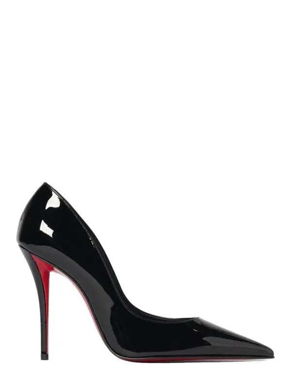 CHRISTIAN LOUBOUTIN Miss Z Patent Leather Pumps - Black