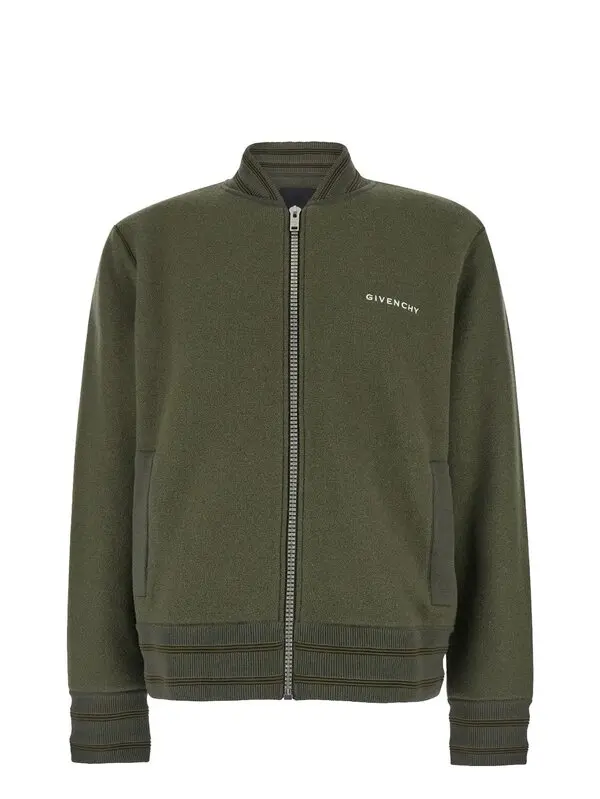 Givenchy Wool Bomber Sweatshirt - Multicolor