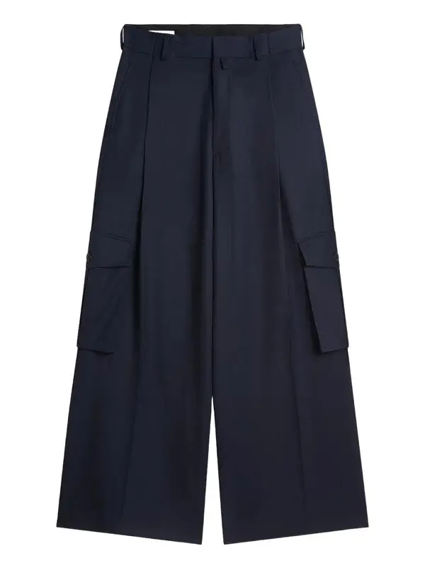 Dries Van Noten Piers Tris 1176 M.w.pants Nav - Blue