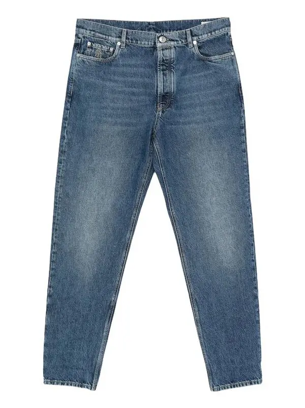 Brunello Cucinelli Denim Regular & Straight-leg Jeans - Blue