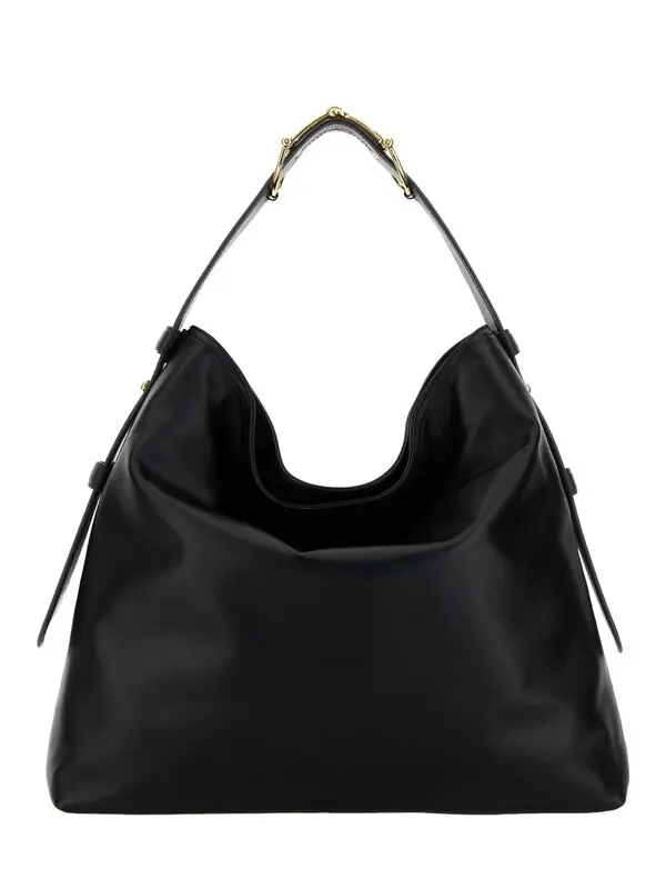 Gucci Leather Beatrix Shopping Bag - Black