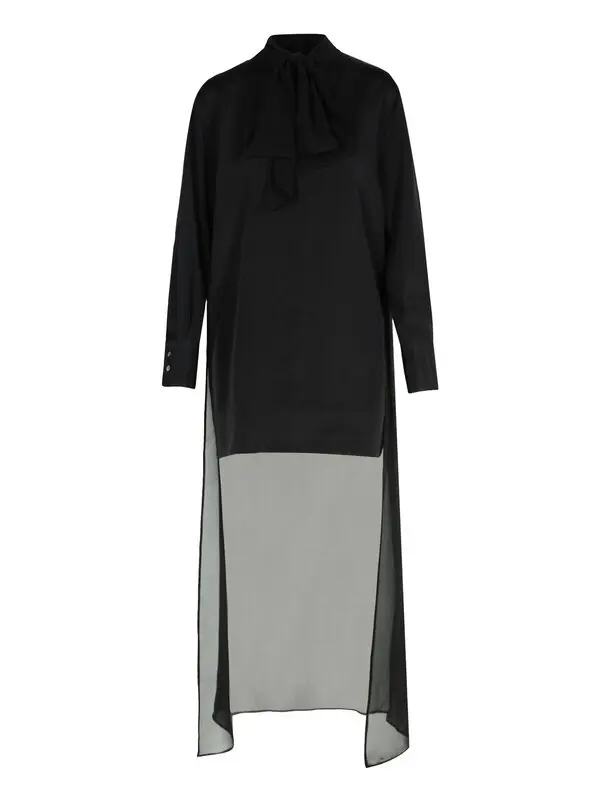 P.a.r.o.s.h Silk Evening Dress - Black