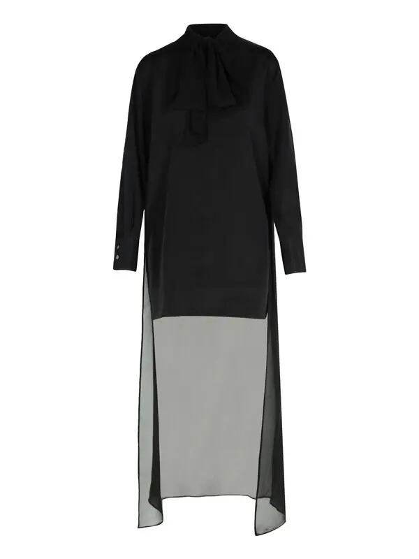P.a.r.o.s.h Silk Evening Dress - Black