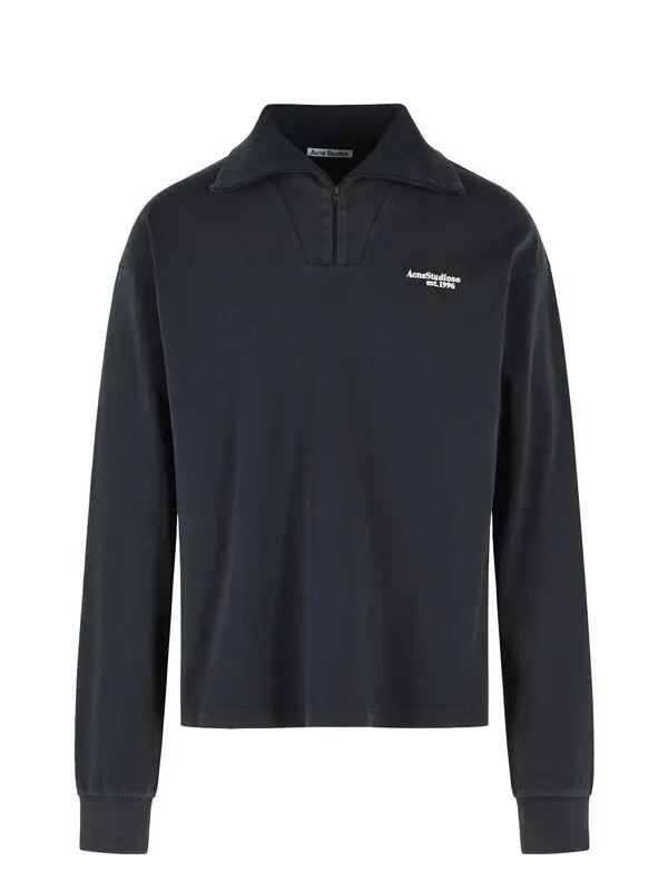 Acne Studios Cotton Sweatshirt - Black