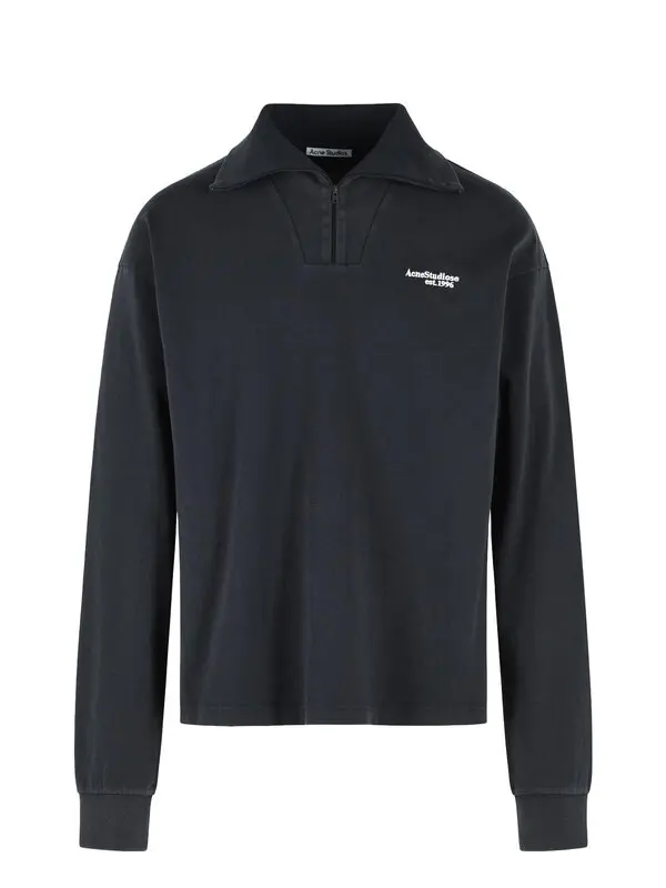Acne Studios Cotton Sweatshirt - Black
