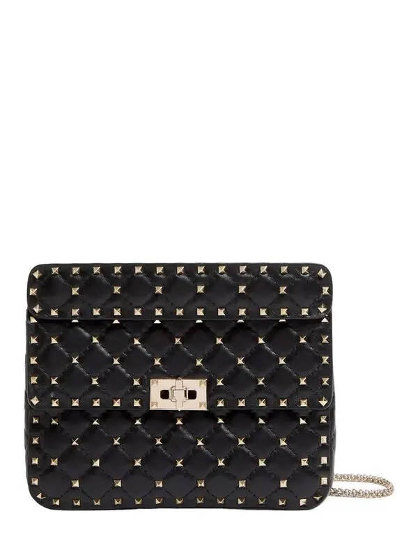 Valentino Garavani Rockstud Spike Leather Crossbody Bag - Multicolor
