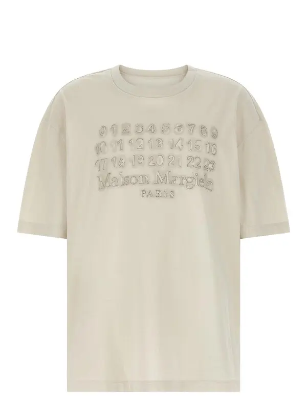 MAISON MARGIELA Logo T-shirt - Cream