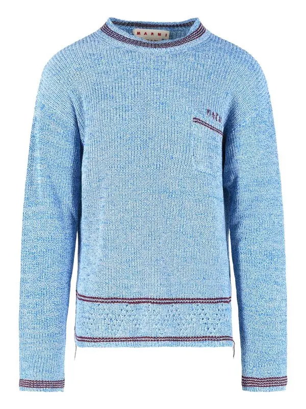 Marni Light Cotton Sweater - Blue