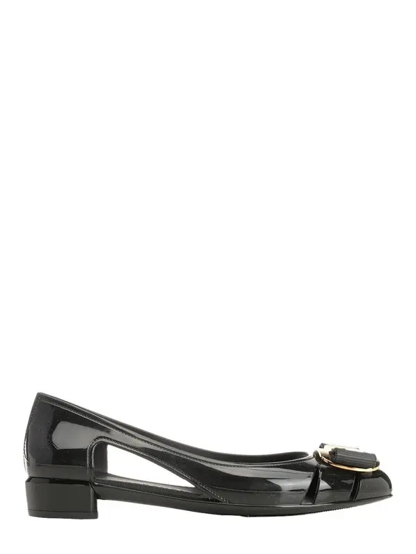 FERRAGAMO New Ballerina Vara - Black